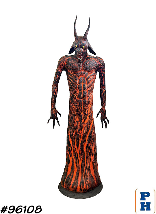 Life-Size Figure, Fire Demon in Halloween, Supernatural & Horror