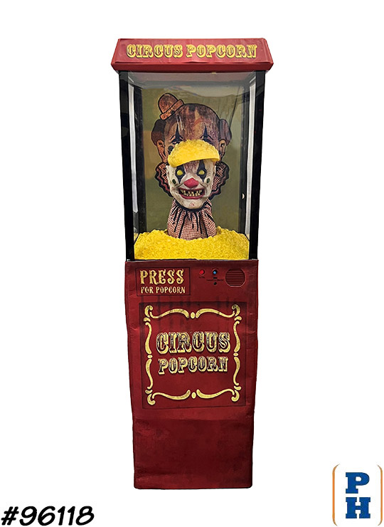 Life-Size Figure, Popcorn Clown in Halloween, Supernatural & Horror