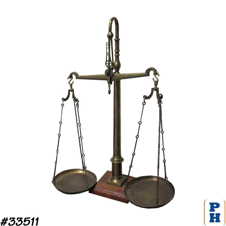 Oversize Brass Scale in Oversize Items & Event Pieces