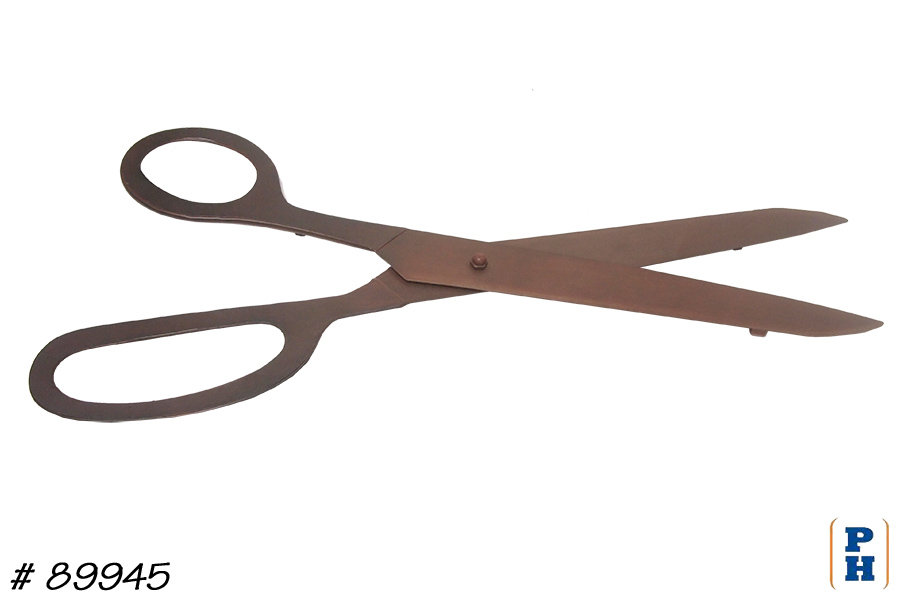 Oversize Metal Scissors Sign in Oversize Items & Event Pieces