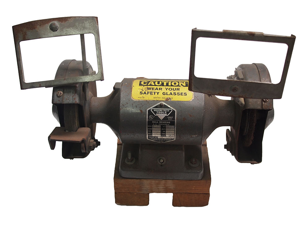 Bench Grinder in Hardware Store