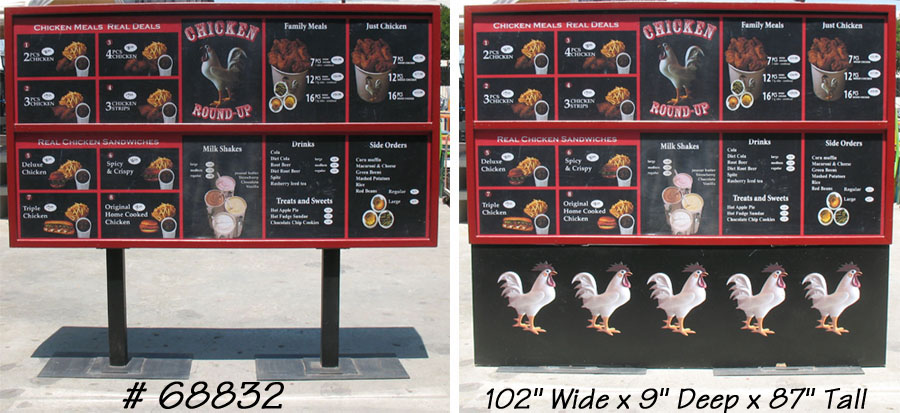 Drive Thru Menu Sign in Misc.