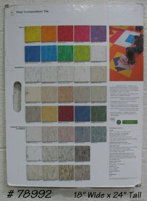 Tile Color Sample Board in Decor