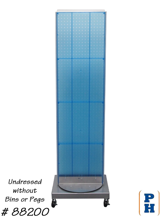 Plastic Pegboard Display Unit in Convenience Store