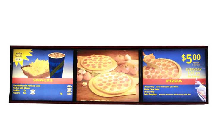 Menu Board in Theater & Concessions