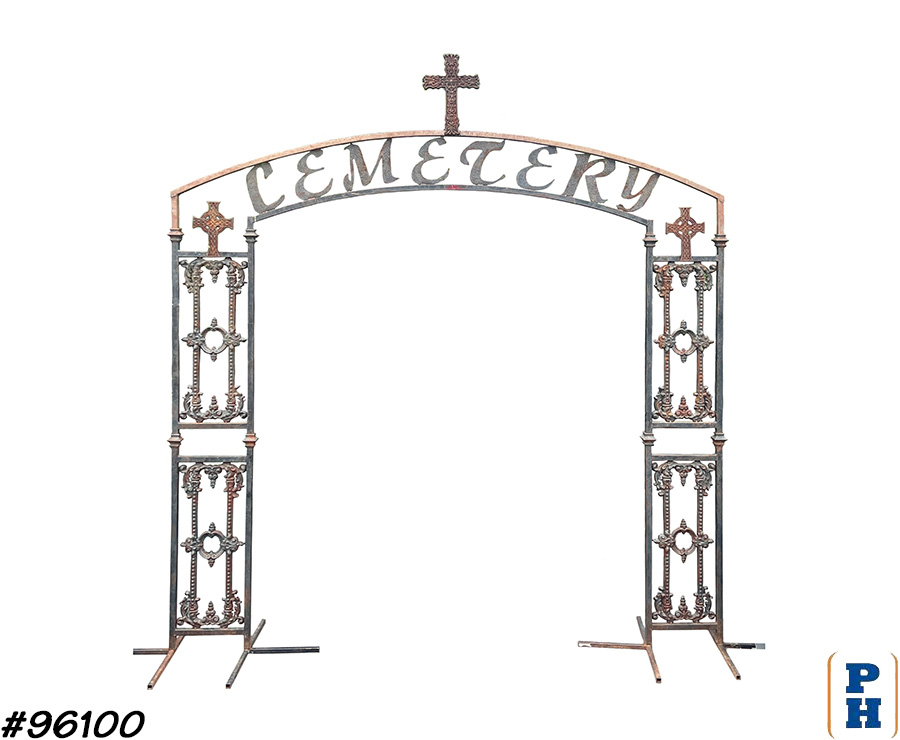 Cemetery Entrance Arch in Halloween, Supernatural & Horror