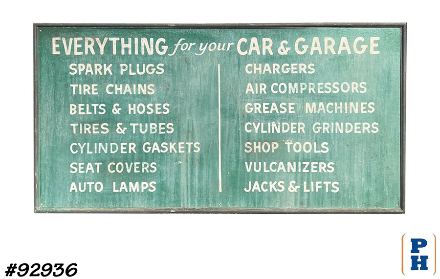Automotive Sign in Assort. Signs