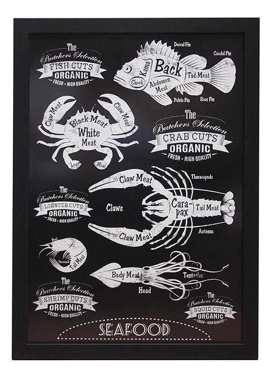 Seafood Sign in Cleared Assorted Signs