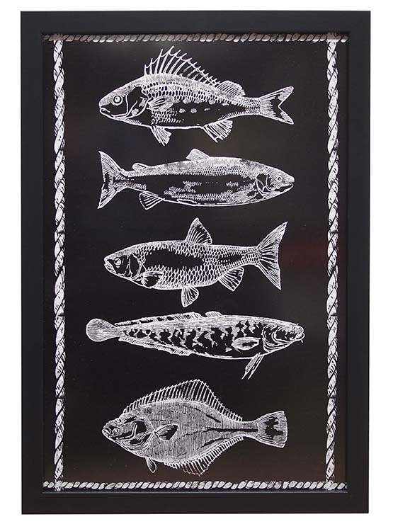 Fish Sign in Cleared Assorted Signs