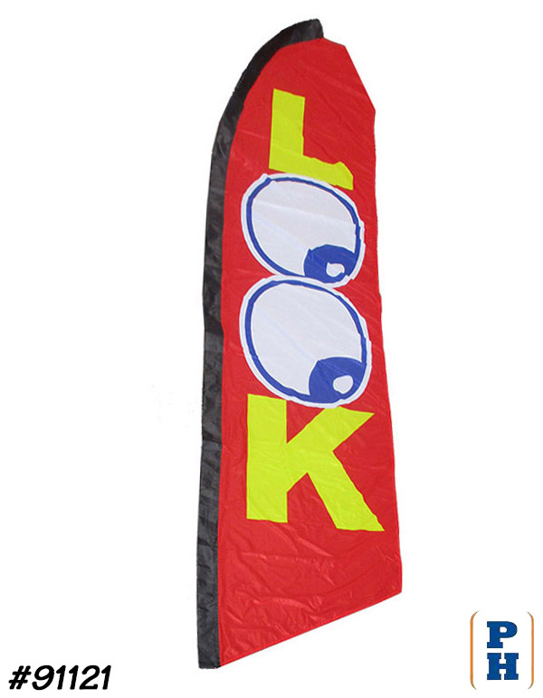 Teardrop Flag in Car Dealership ***NEW***