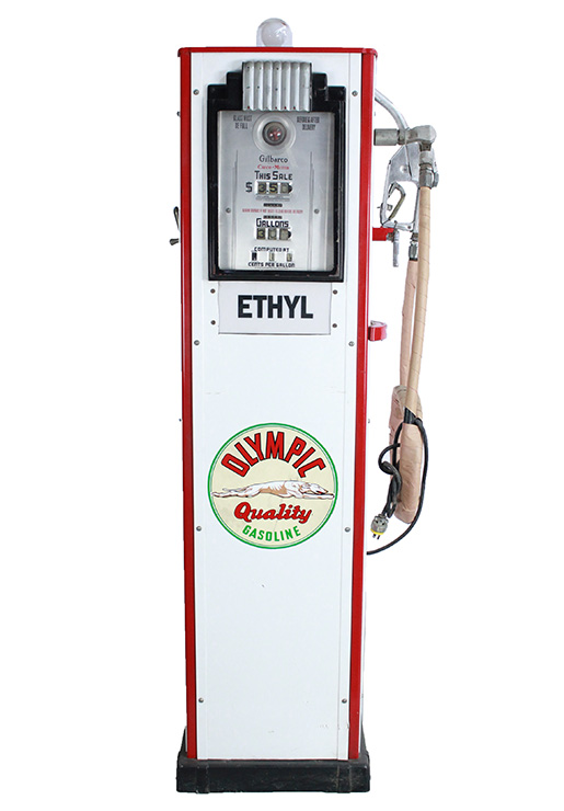 Gas Pump in Garage & Mechanic