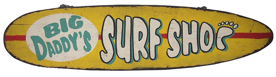 Surf Shop Sign
